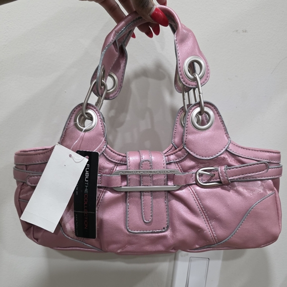 FUBU | Bags | Fubu Collection Pink Baguette Tote Top Handle Deadstock ...